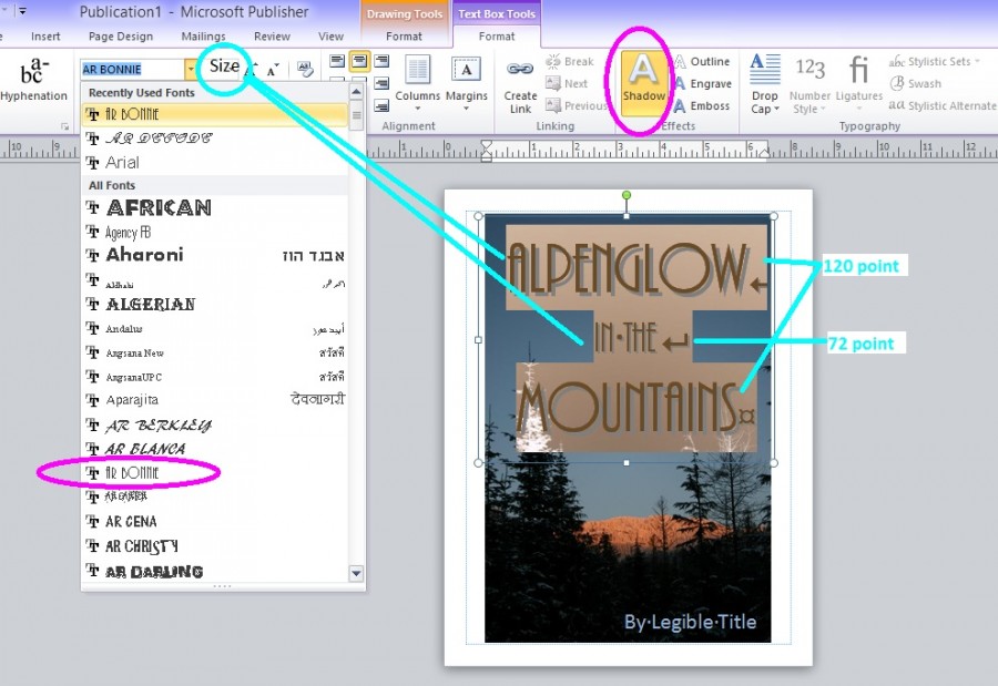 How to Make an eBook Cover in Publisher | Celebrating Independent Authors